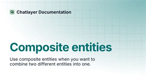 Composite Entities Chatlayer Documentation