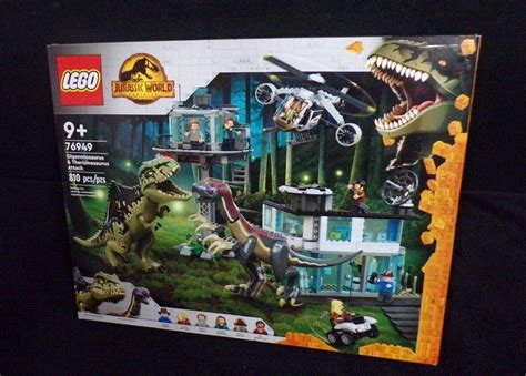 Jurassic World Dominion Lego Giganotosaurus And Therizinosaurus Attack