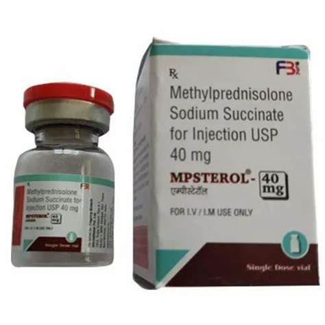 Methypred Methylprednisolone Injection 40 Mg At ₹ 151 Vial Methylprednisolone Acetate