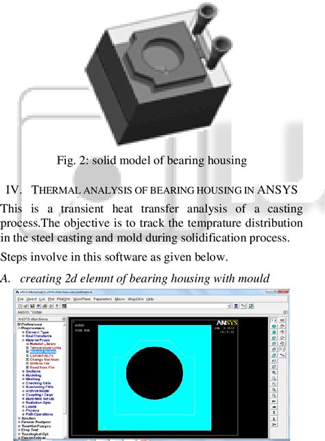 Figure 2 From Finite Element Analysis Of Bearing Housing Using Ansys