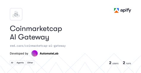 Coinmarketcap Ai Gateway Api In Python · Apify