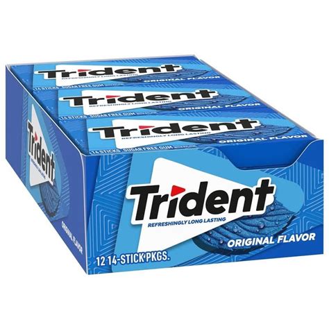 Original Trident Bubble Gum Original 168 Pieces Official Price Pakistan