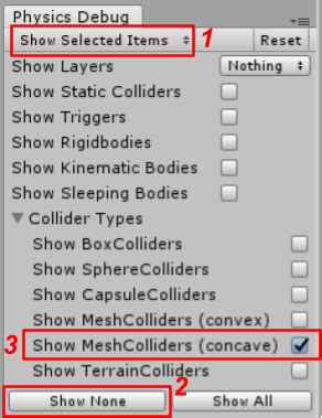 Physics Debug Visualization Unity Engine Unity Discussions