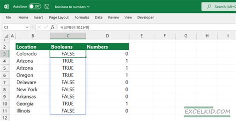 How To Convert Boolean True And False To 1 Or 0 Excel Bootcamp