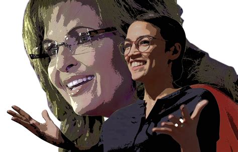 Looking At Alexandria Ocasio Cortez And Seeing Sarah Palin The Boston