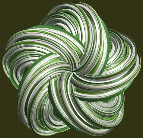 무료 이미지 구조 조직 잎 나선 무늬 녹색 원 삽화 디자인 대칭 3d 그래픽 매듭 큰 쇠시리 수학자 Cg Parametricplot3d