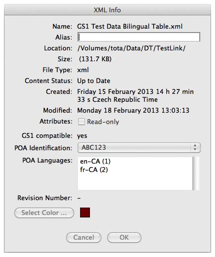 Viewing Xml Information