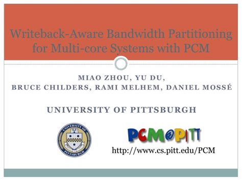 Ppt Writeback Aware Bandwidth Partitioning For Multi Core Systems