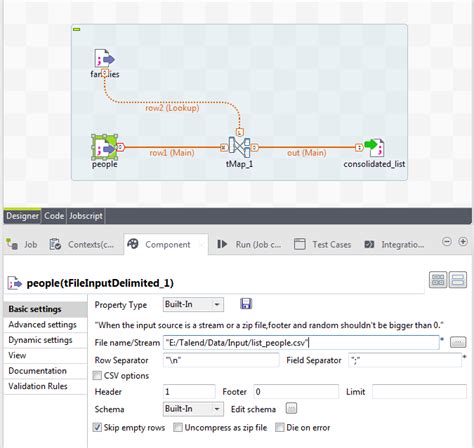 ジョブの生成および実行 Talendジョブスクリプトリファレンスガイド ヘルプ
