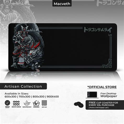 Macveth Artisan Deskmat Ryu Gaming Mouse Pad Shopee Philippines