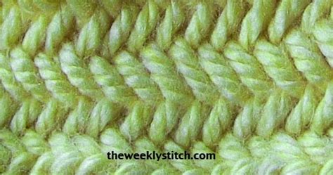 Herringbone Stitch In The Round The Weekly Stitch