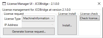 Offline License Request And Check JVM CLR Objects Bridge