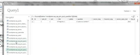 video tutorial obtener datos de mysql en data explorer para excel
