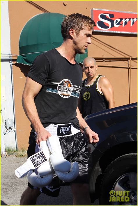 Ryan Gosling Barefoot Boxer Photo Ryan Gosling Photos Just Jared Celebrity News