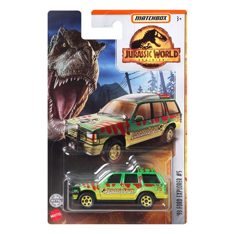Jurassic World Matchbox 2022 Mix 5 Die Cast Vehicles Case Of 12