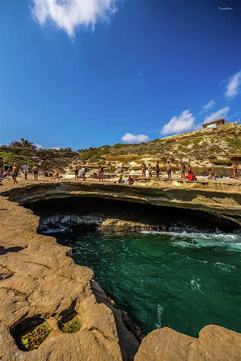 Malta And It S Incredible St Peter S Pool Photograph By Ronald Galang Fine Art America