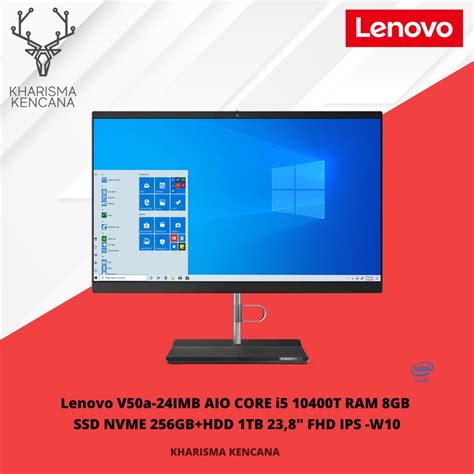 Jual Lenovo V A Imb Aio Core I T Ram Gb Ssd Nvme Gb Hdd Tb Fhd Ips W