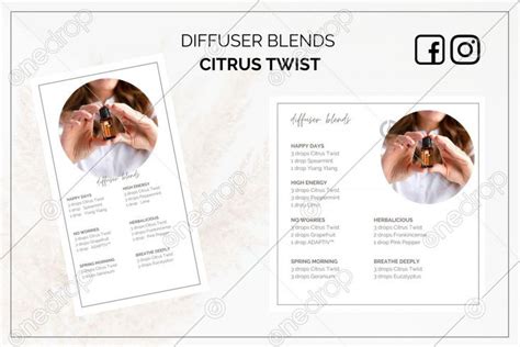 Citrus Twist Diffuser Blends Diffuser Blends Doterra Diffuser Blends