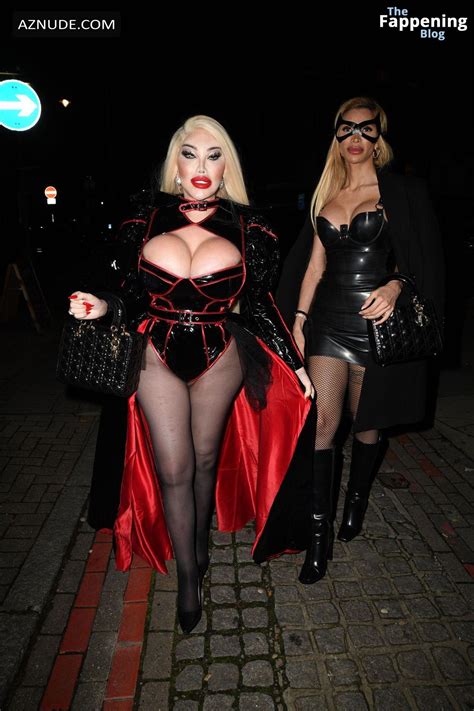 Jessica Alves Sexy Halloween Night Out In London Aznude