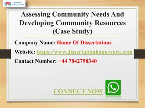 Assessing Community Needs And Developing Community Resourcespptx