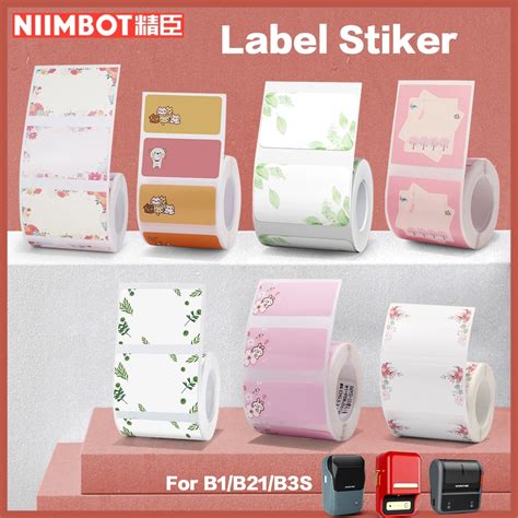 Niimbot B21 B1 เครื่องพิมพ์ฉลาก กระดาษฉลาก บลูทูธ สติกเกอร์ฉลาก มีกาวในตัว Shopee Thailand
