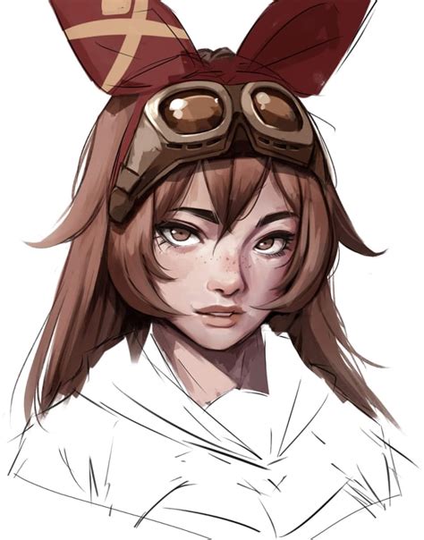 OC Sharing A WIP Fanart Of Amber R Genshin Impact