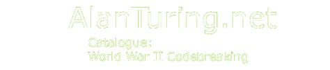 Catalogue World War 2 Codebreaking