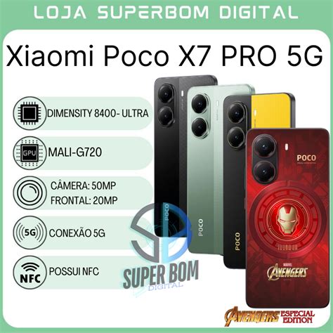 Xiaomi Poco X PRO G GB GB RAM Processador Dimensity Ultra Câmera MP Bateria