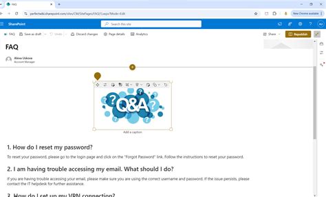 How To Create An Faq In Sharepoint With A Page Option