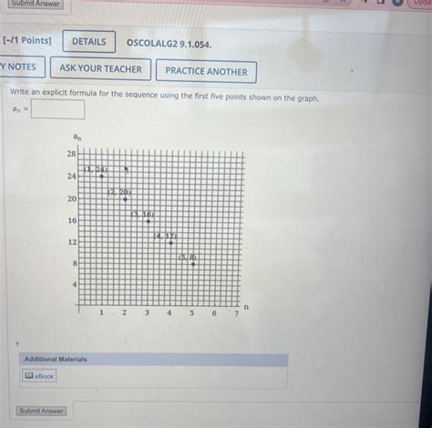 Solved Write An Explicit Formula For The Sequence Using The