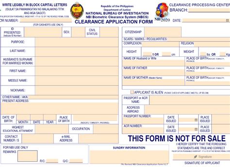 Overview Of The Nbi Online Registration Form