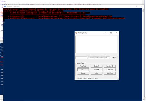 Powershell Running Aduc As Different User Wrong Directory Stack