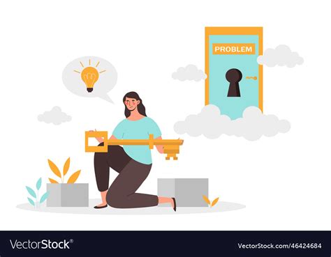 Problem Solving Concept Royalty Free Vector Image