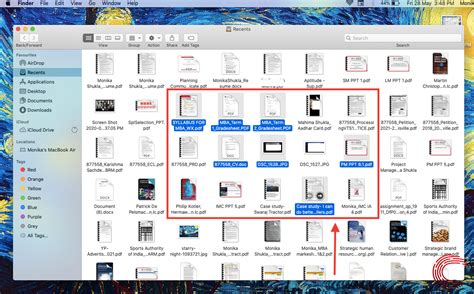 how to select multiple files on mac