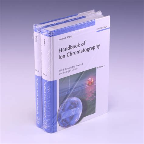 Handbook Of Ion Chromatography 2 Volume Set By Joachim Weiss Like New