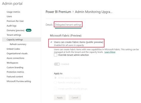조직에 microsoft fabric 사용 microsoft fabric microsoft learn