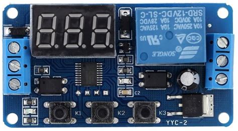 12V Time Relay 0 999 Min Cycle Switch Timer With Housing 12V DC