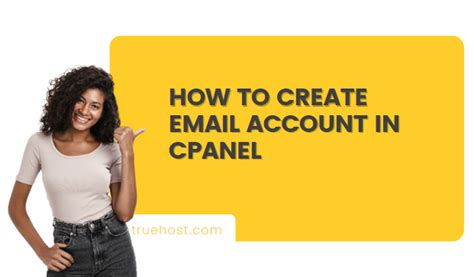 how to create email account in cpanel