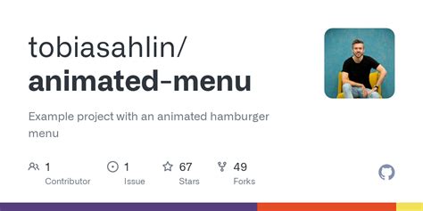 Github Tobiasahlin Animated Menu Example Project With An Animated Hamburger Menu