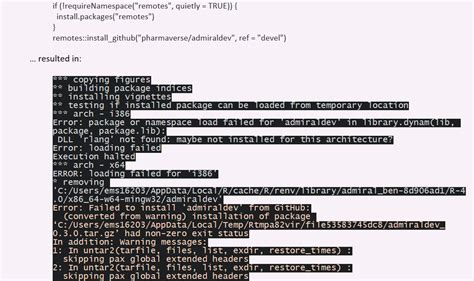 documentation readme instructions to install devel branch remotes