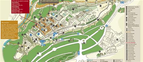 Alhambra Maps Entrance Palaces And Other Key Areas Alhambra Palace
