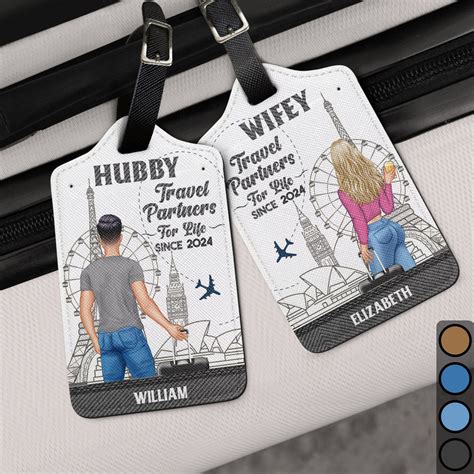 Personalized Luggage Tag Wander Prints