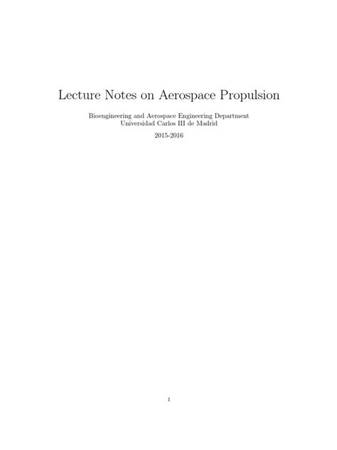 pdf lecture notes aerospace propulsion dokumen tips