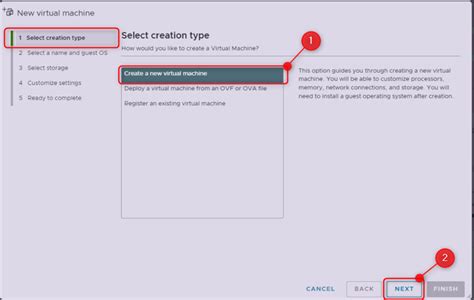 Creating A Virtual Machine On Esxi Host With Vmware Web Client