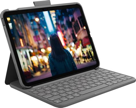 Logitech Slim Folio Keyboard Case For Ipad 10th Gen And A16 With Integrated