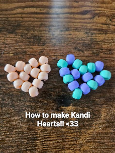 Kandi Hearts Diy Kandi Bracelets Diy Kandi Kandi Patterns