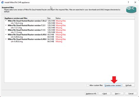 Lab Installing MikroTik RouterOS On GNS