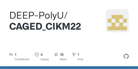 Github Deep Polyu Caged Cikm22