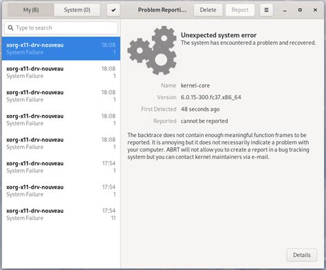 Occasional Errors Recent Fedora 37 Install Rfedora