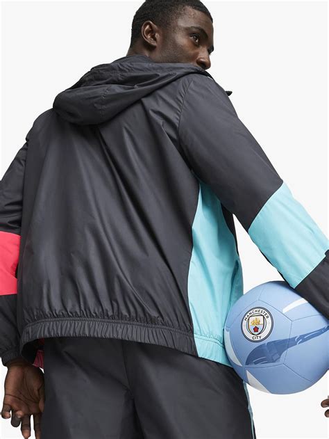 Mens Puma Manchester City Pre Match Woven Anthem Jacket